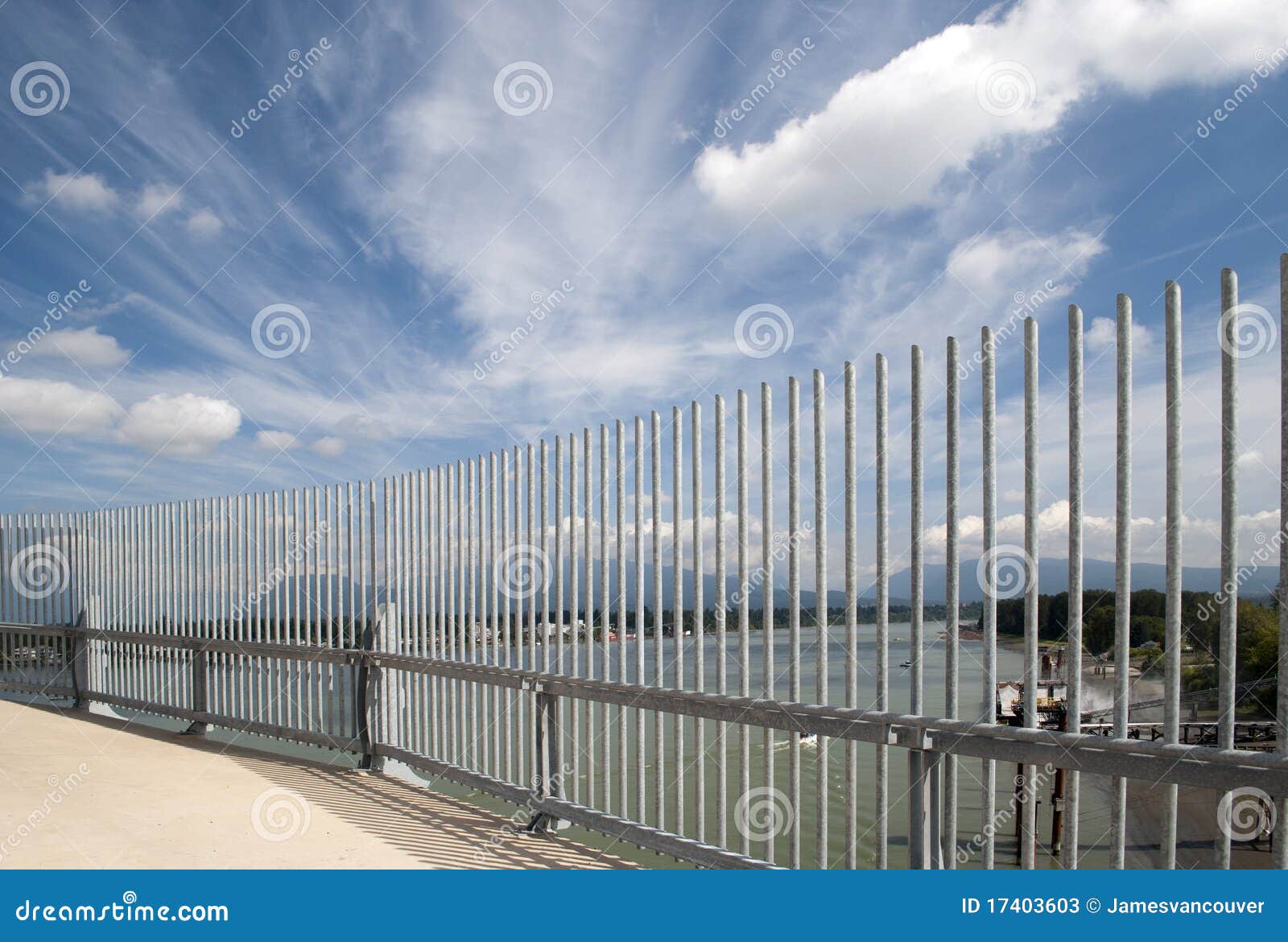 Safety fence stock image. Image of clear, metal, concrete - 17403603