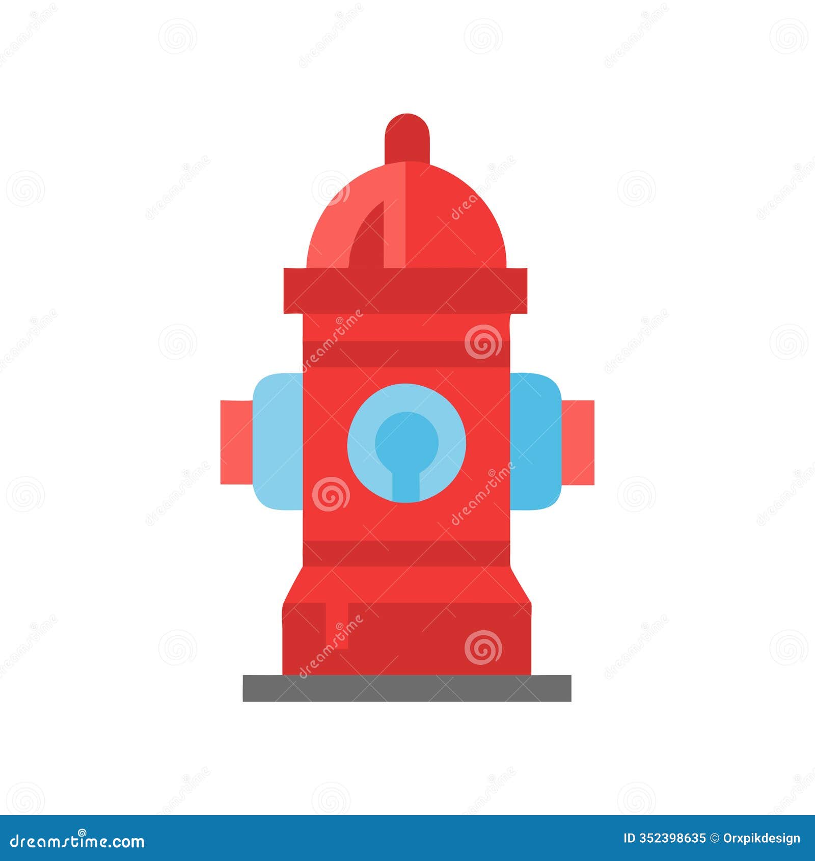 Safety Fire Hydrant Icon for Emergency Planning Stock Illustration ...