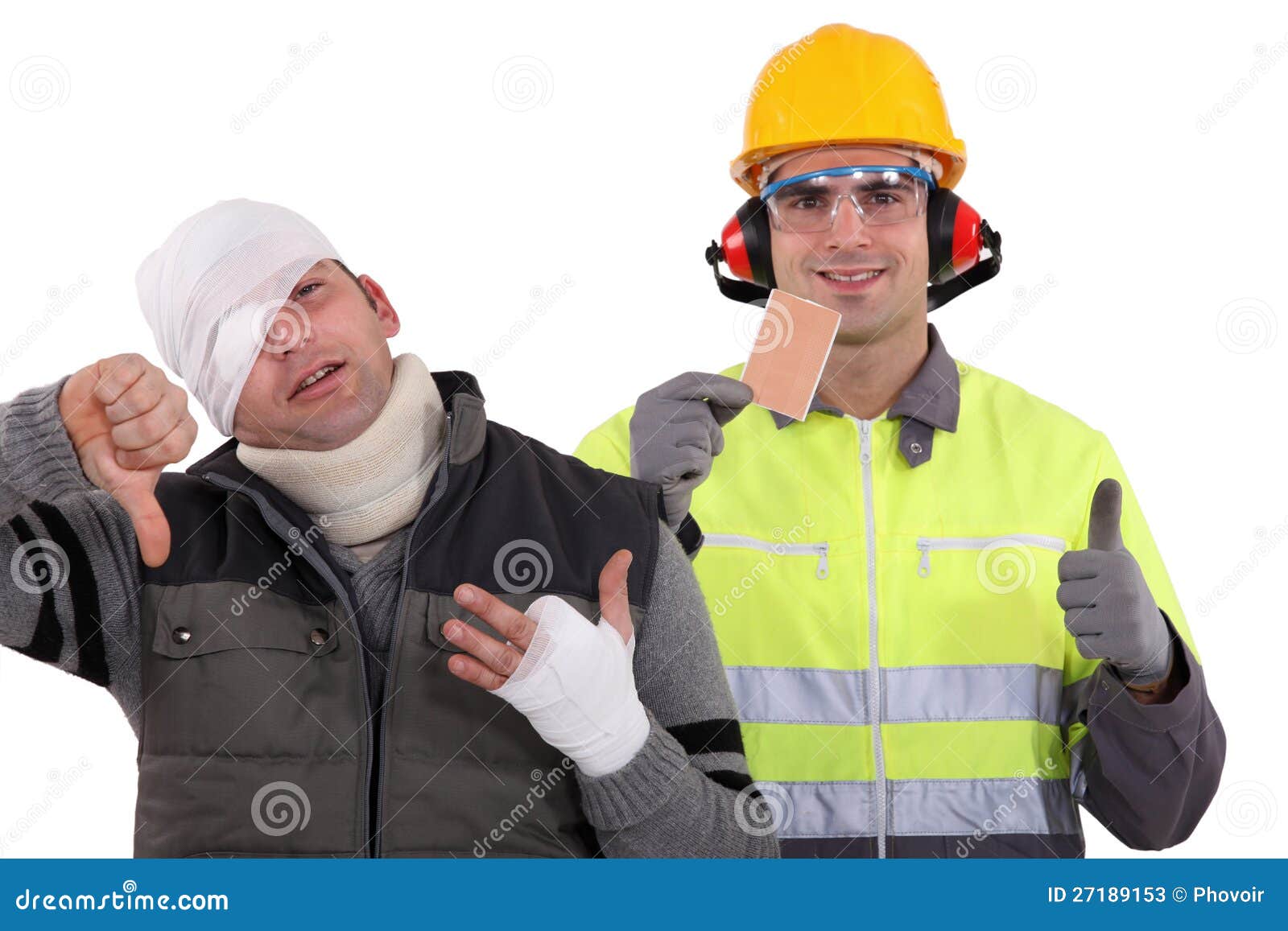 Safety first stock image. Image of person, break, injured - 27189153
