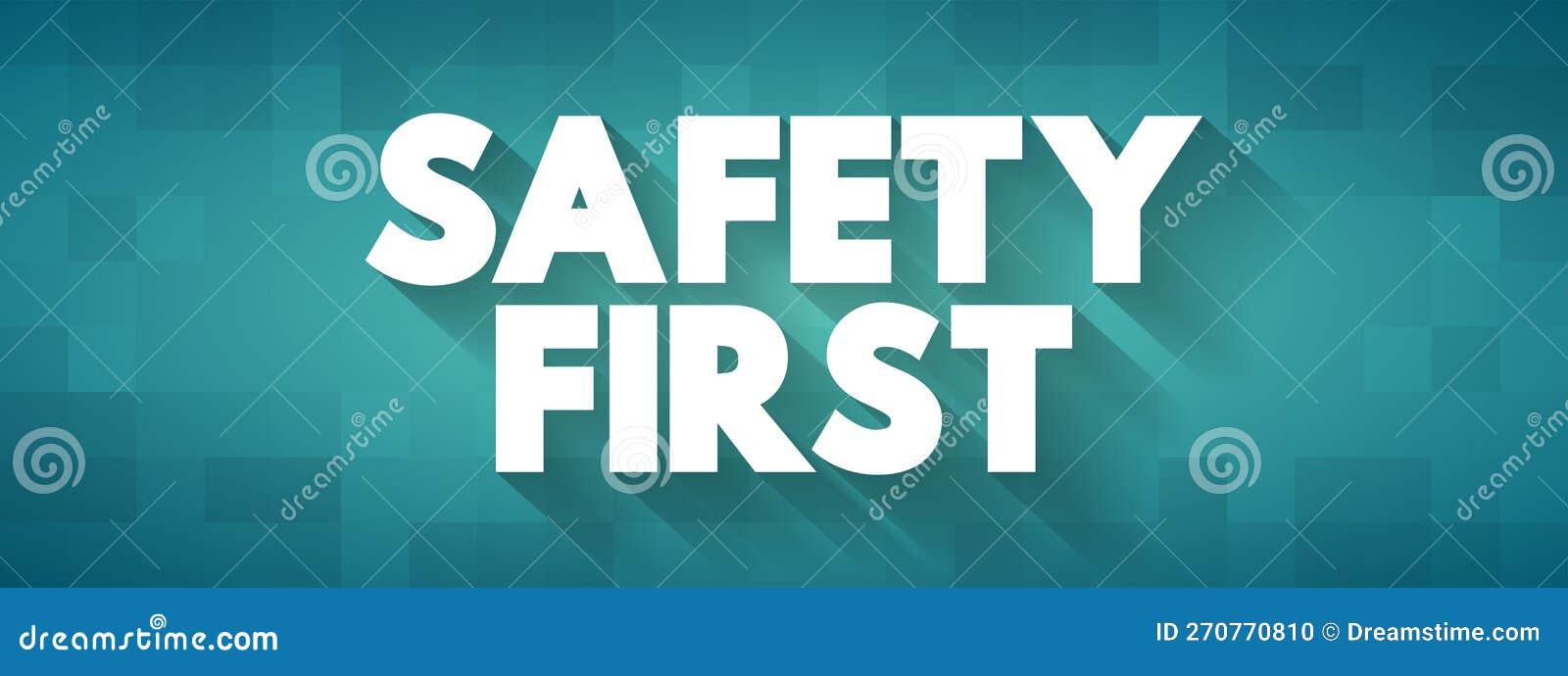 Safety First - it is Best To Avoid Any Unnecessary Risks and To Act so ...