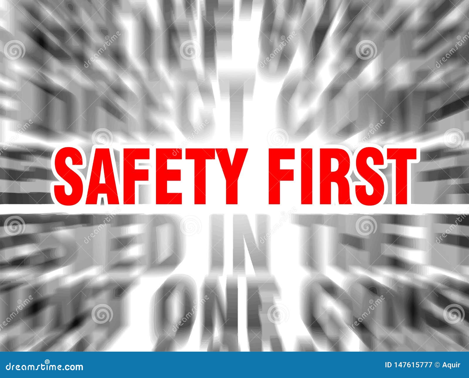 Safety first stock vector. Illustration of concept, safety - 147615777