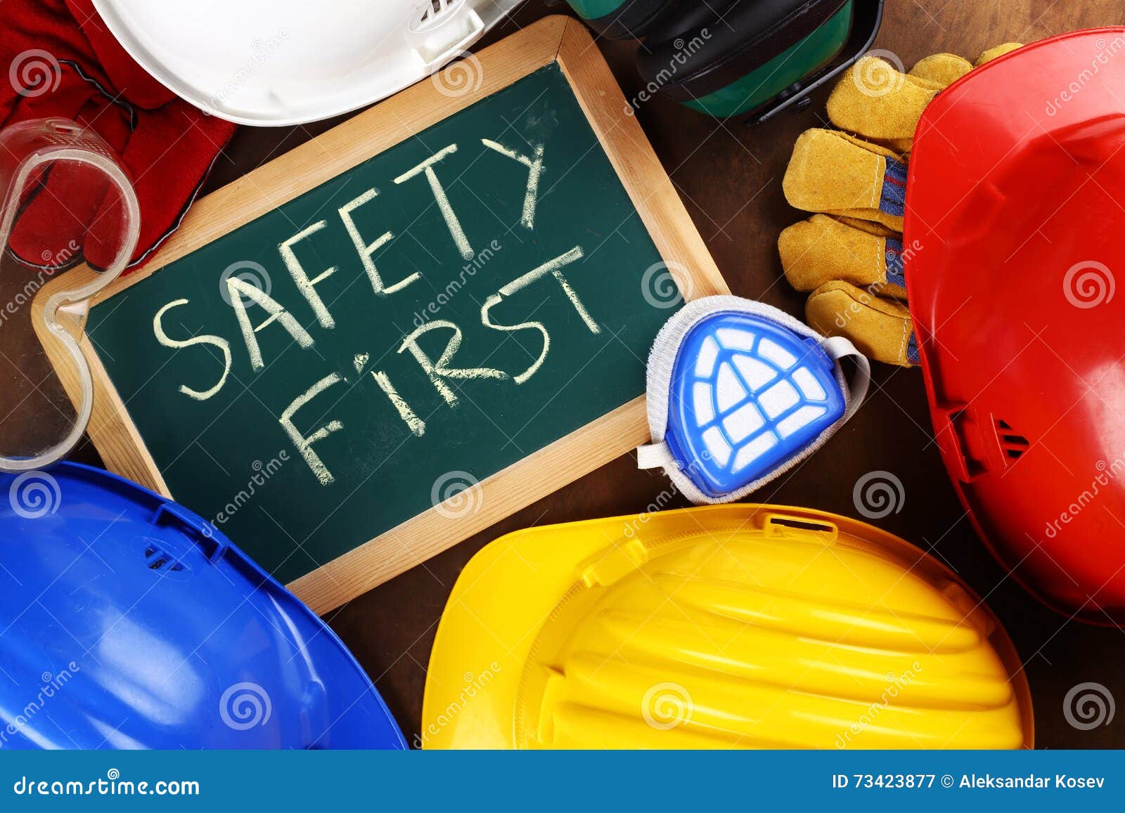 Safety first concept stock image. Image of accident, attention - 73423877