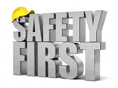 Safety first concept stock illustration. Illustration of protect - 99840416