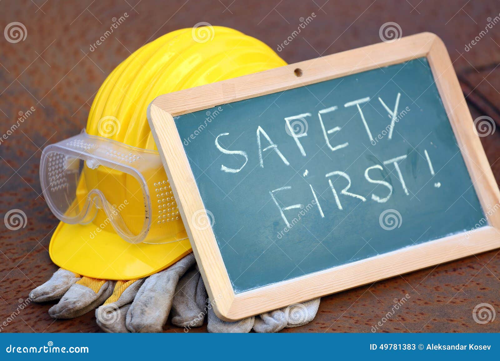 Safety first concept stock image. Image of background - 49781383