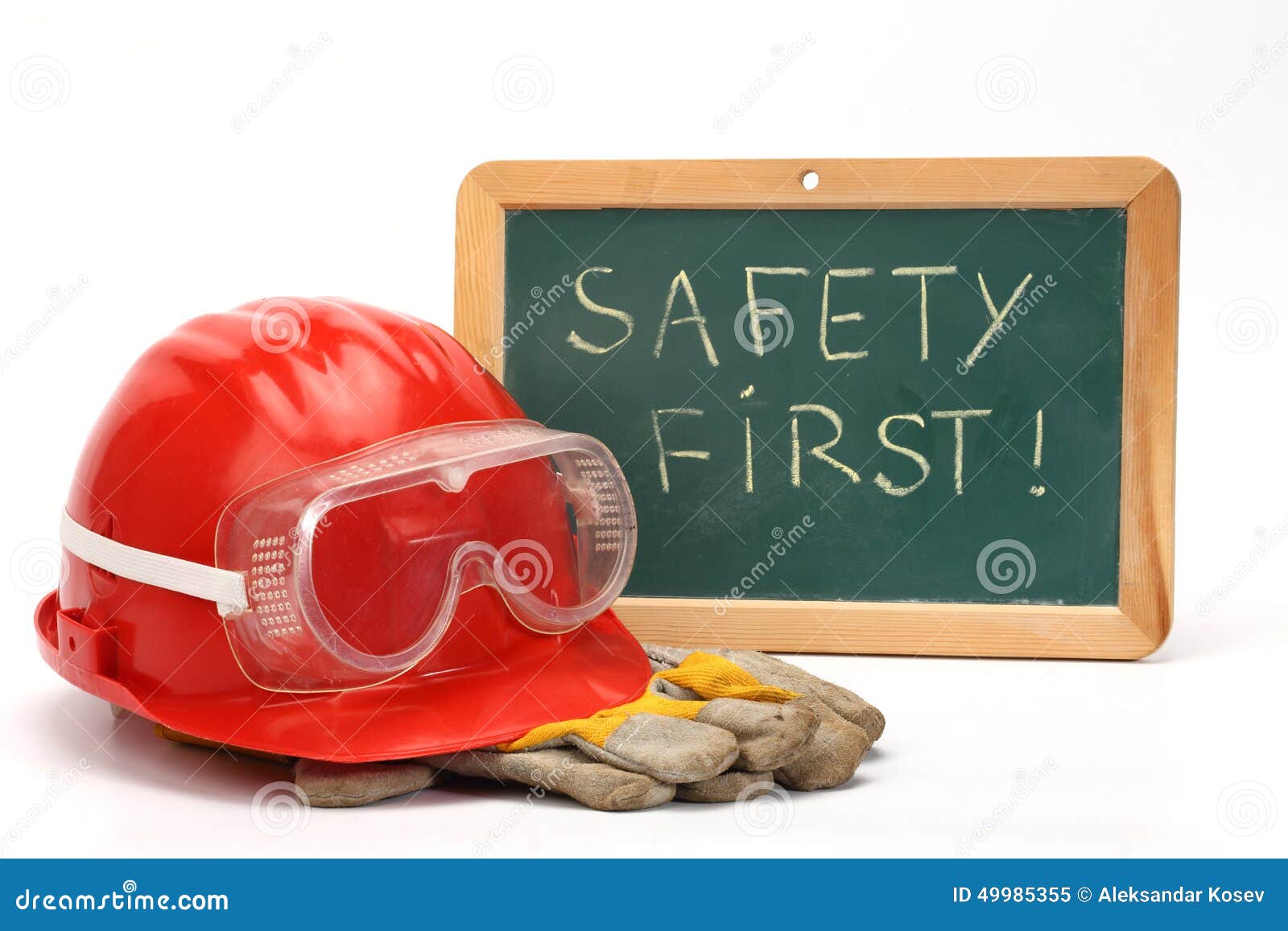 Safety first concept stock image. Image of accident, engineer - 49985355