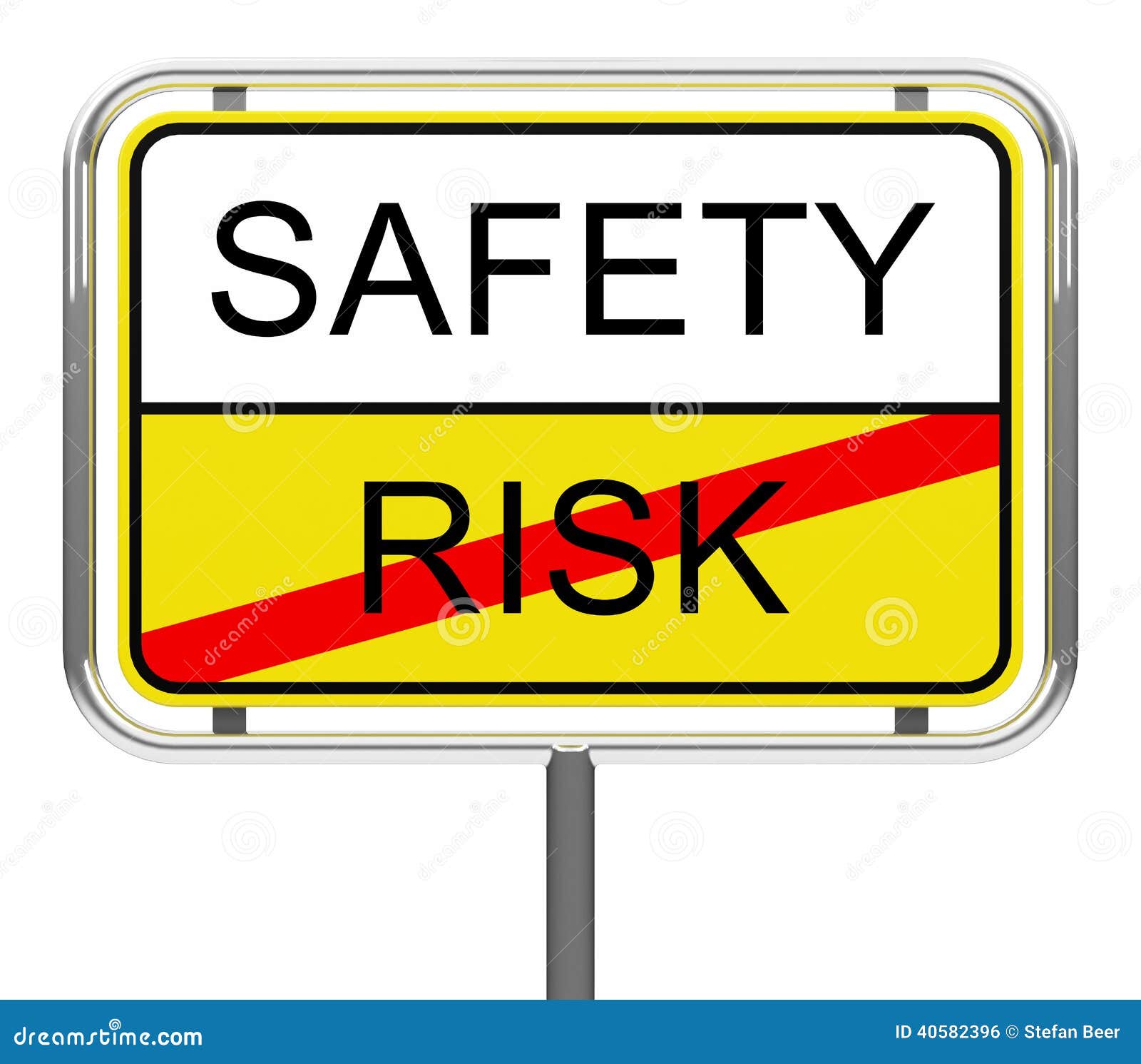 Safety first stock illustration. Illustration of protection - 40582396