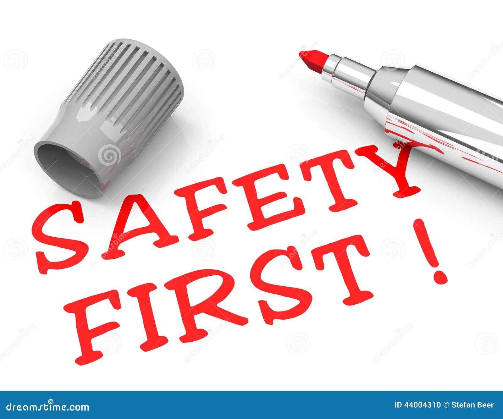 Safety first stock illustration. Illustration of careful - 44004310