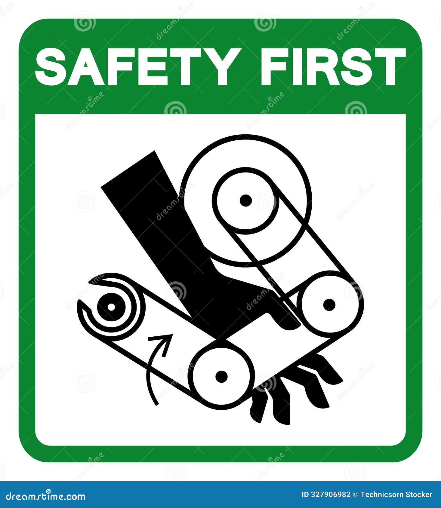 Hand Crush Moving Parts Symbol Sign, Vector Illustration, Isolate On ...