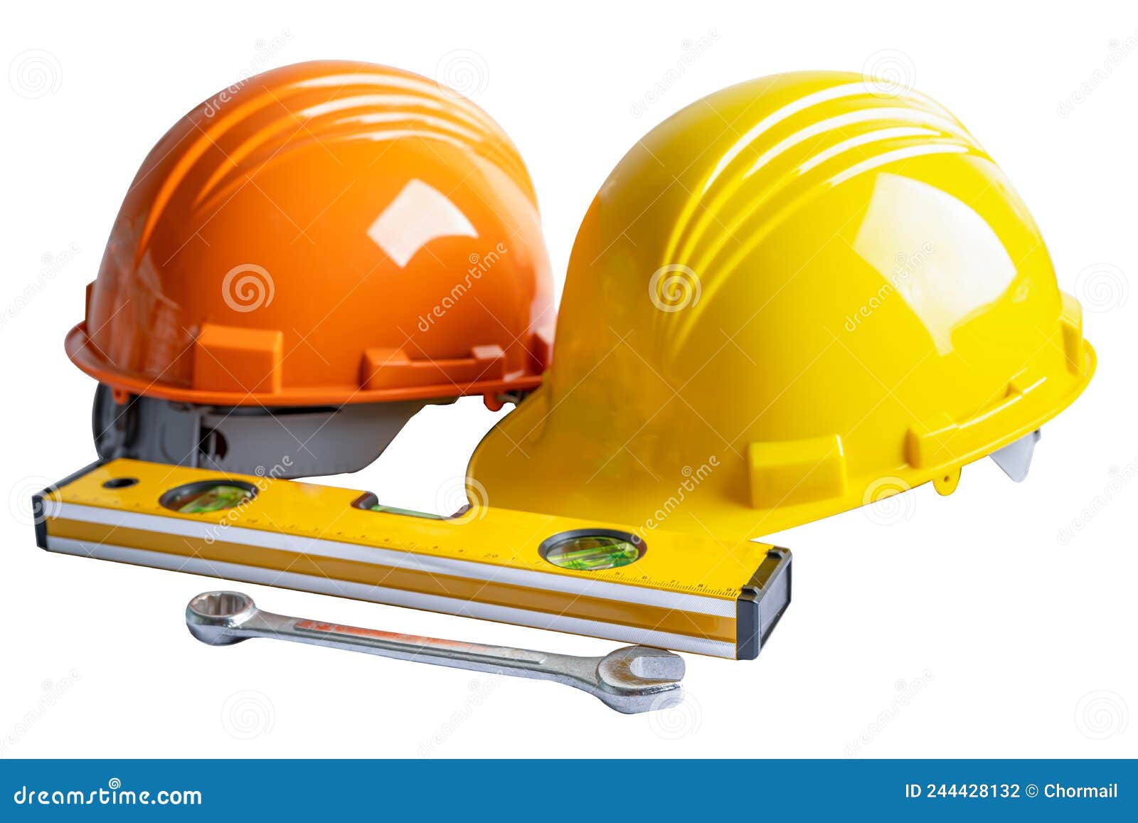 Safety First Hard Helmet Hat and Engineer Tool with Copy Space ...