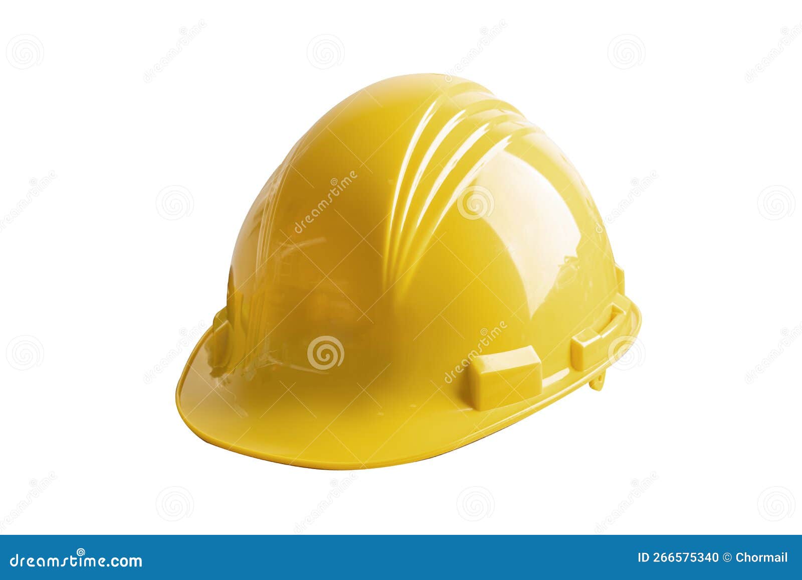 Safety First Hard Helmet Hat Isolated on White Background with Clipping ...