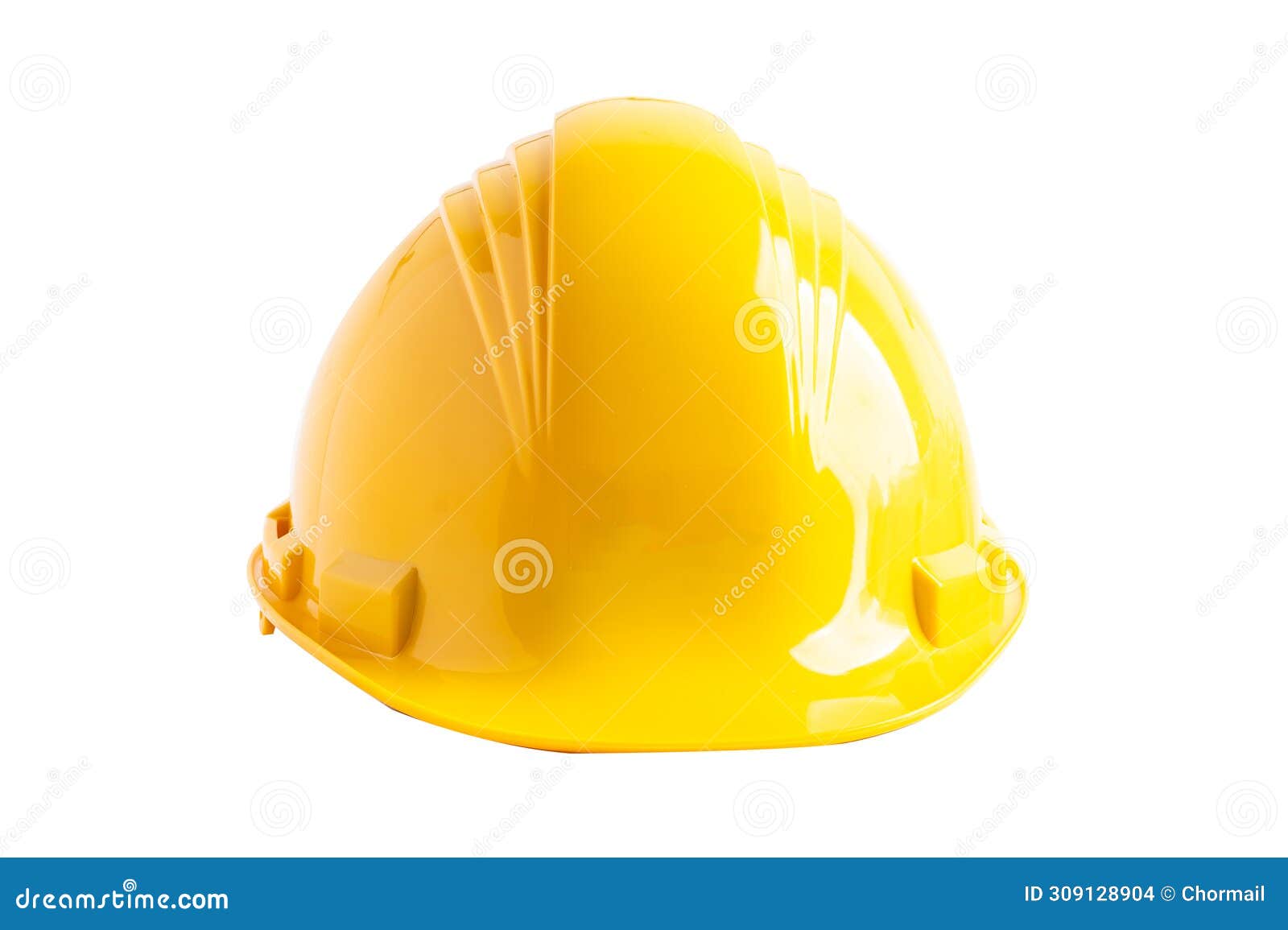 Safety First Hard Helmet Hat Isolated on White Background with Clipping ...