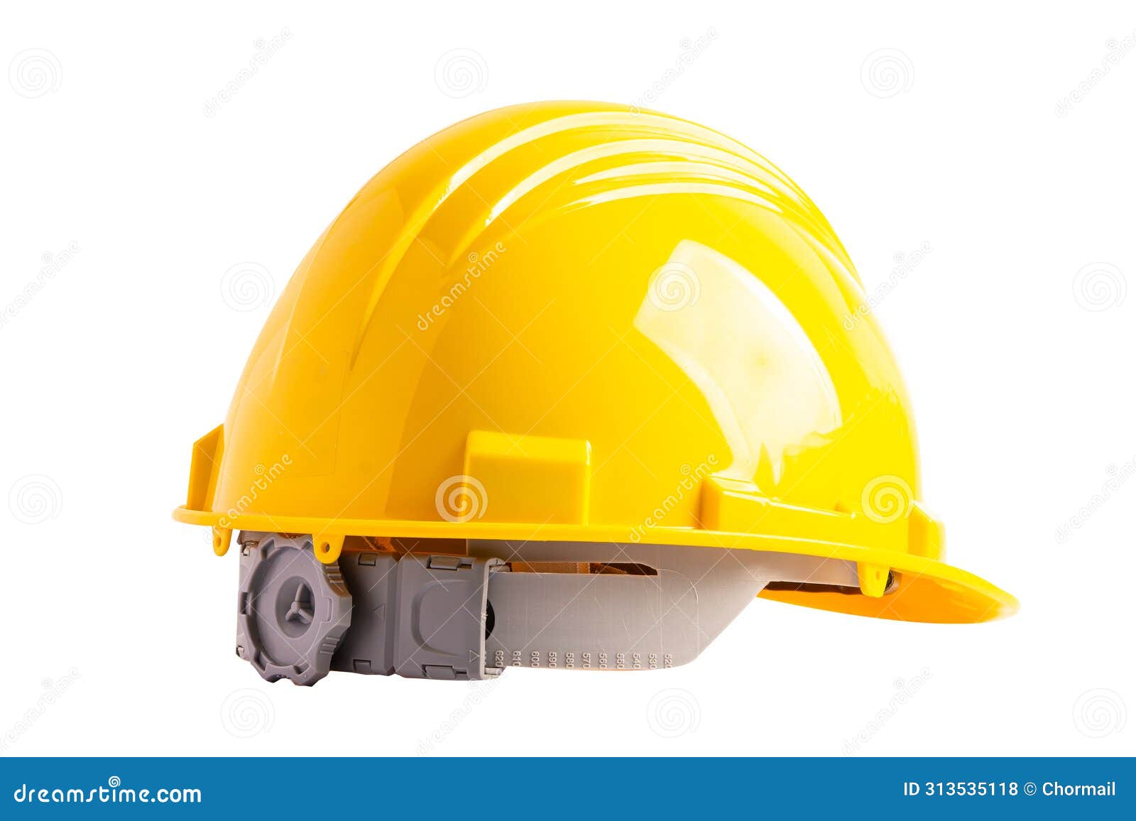 Safety First Hard Helmet Hat Isolated on White Background with Clipping ...