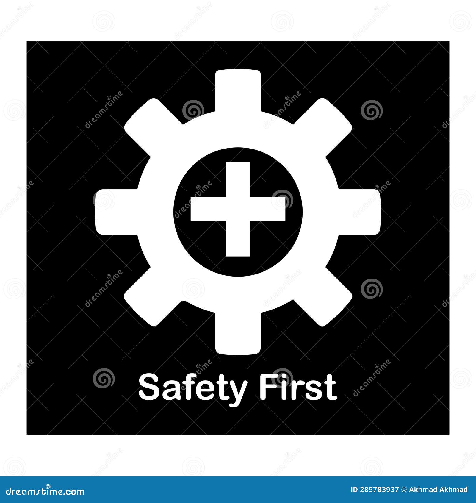 Safety first icon stock vector. Illustration of transportation - 285783937