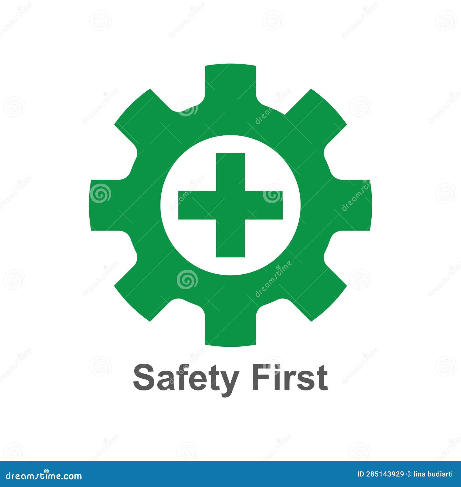 Safety first icon stock vector. Illustration of danger - 285143929