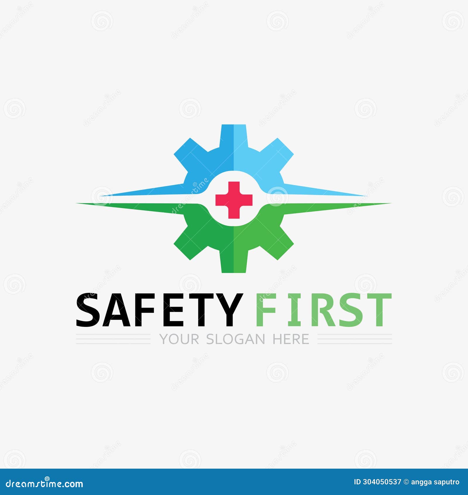 Safety First Logo Icon Vector Design and Illustration Graphic Sign ...