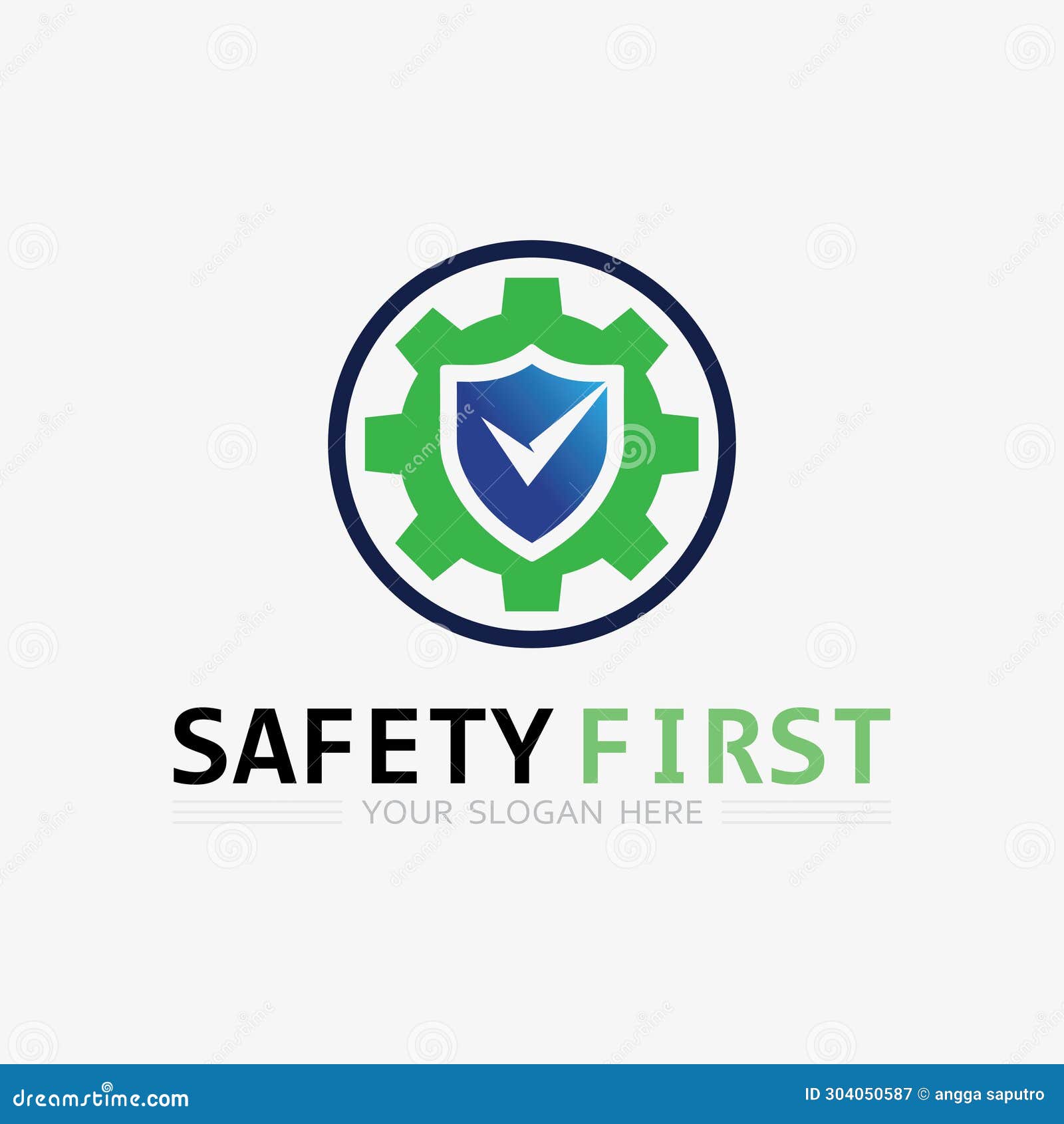 Safety First Logo Icon Vector Design and Illustration Graphic Sign ...