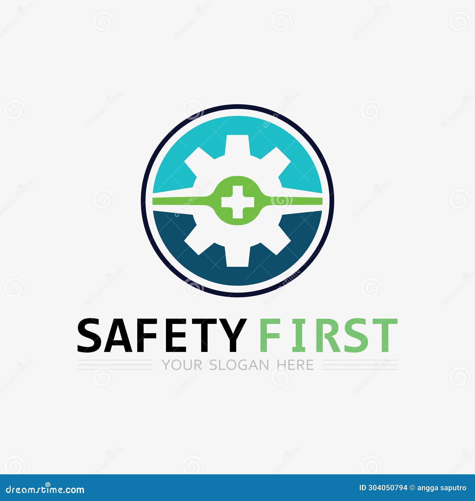 Safety First Logo Icon Vector Design and Illustration Graphic Sign ...