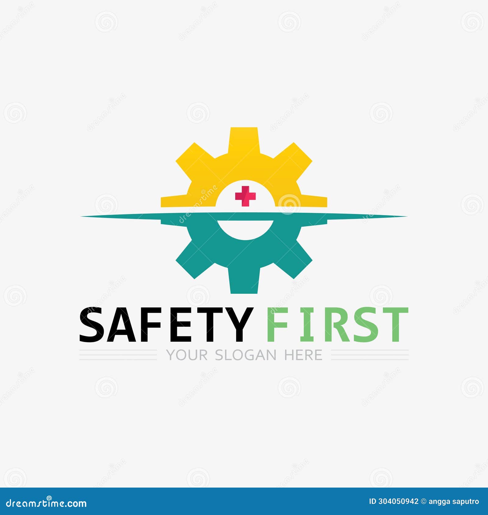 Safety First Logo Icon Vector Design and Illustration Graphic Sign ...