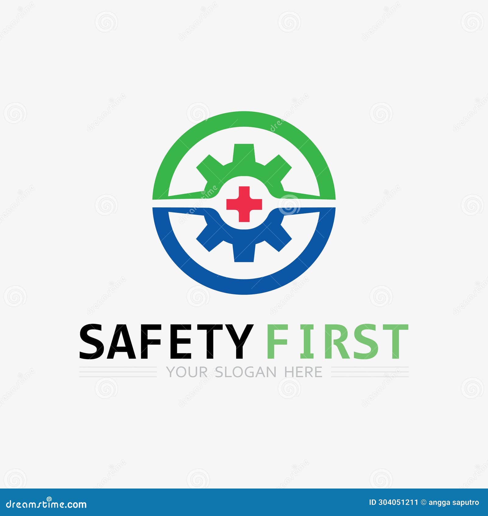 Safety First Logo Icon Vector Design and Illustration Graphic Sign ...