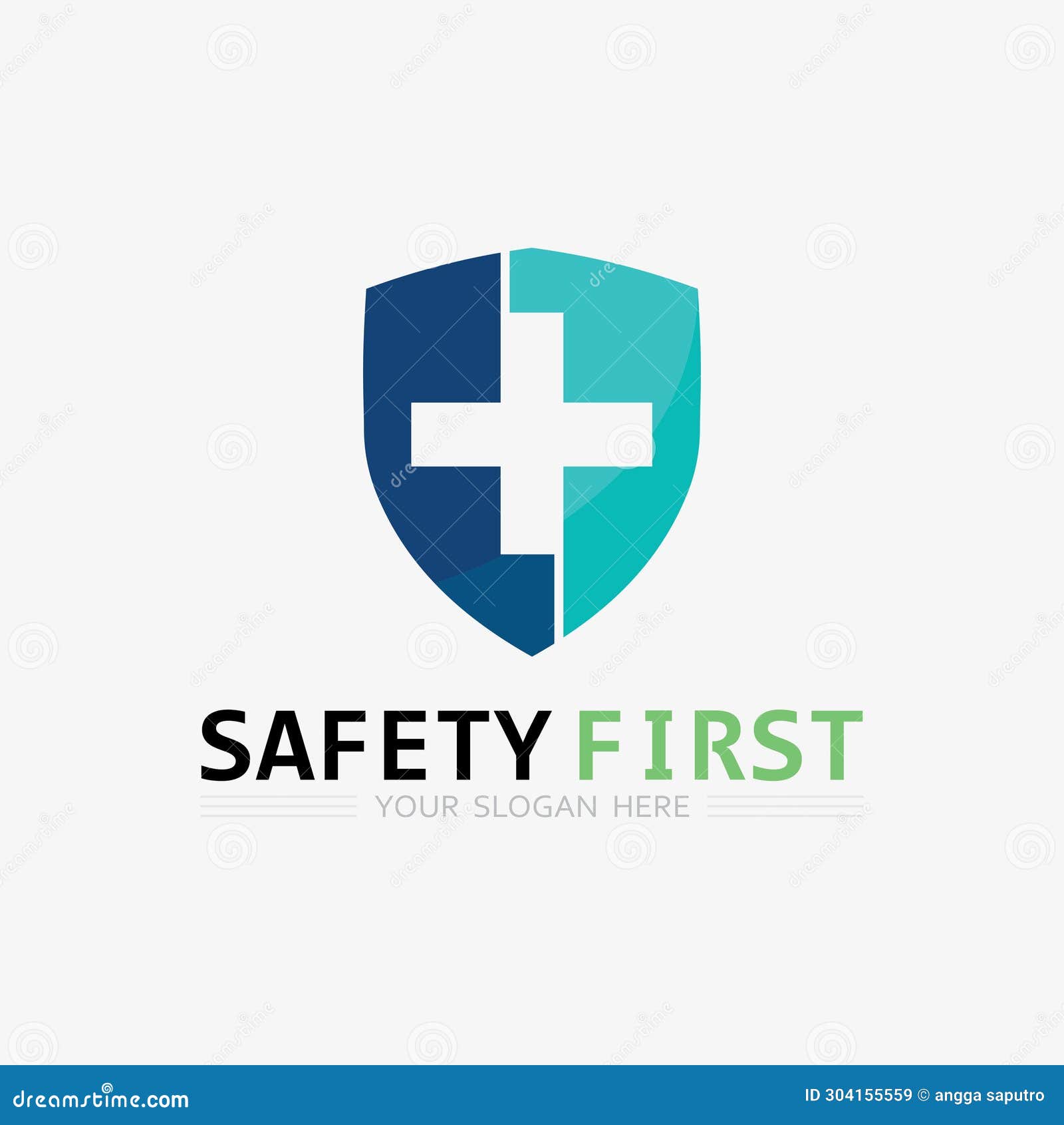 Safety First Logo Icon Vector Design and Illustration Graphic Sign ...