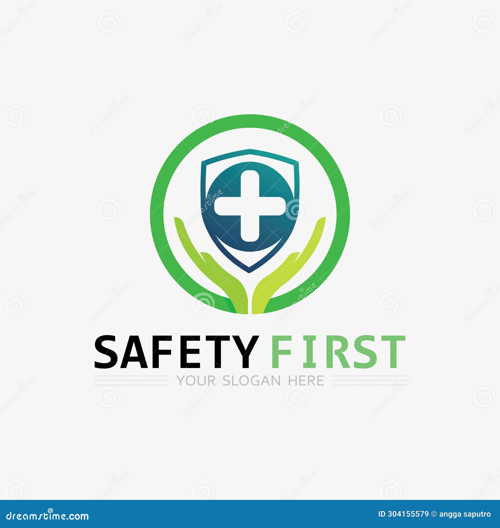 Safety First Logo Icon Vector Design and Illustration Graphic Sign ...