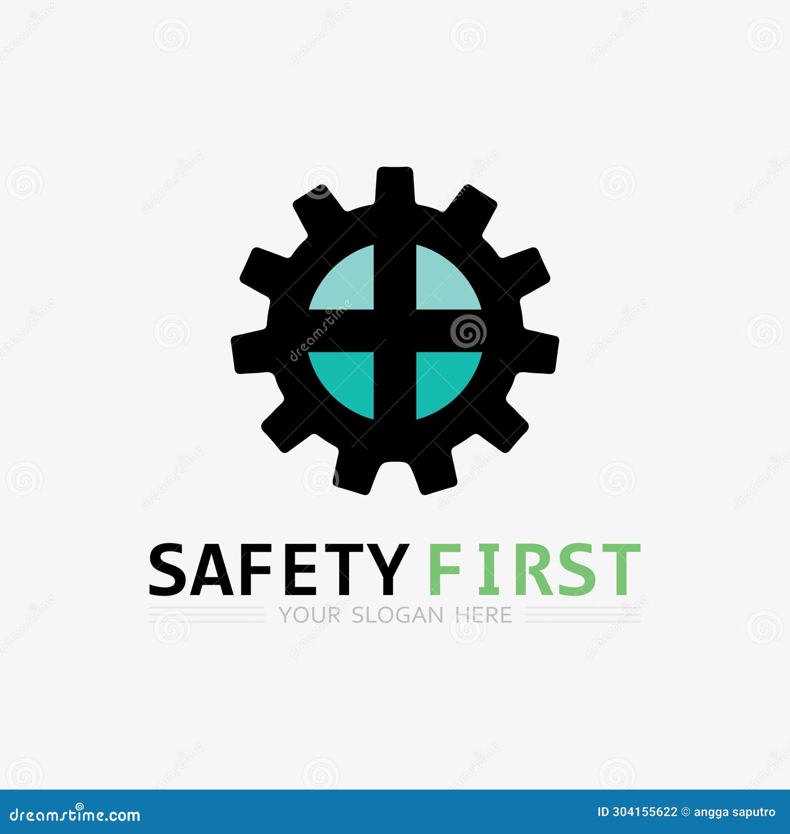 First Logo Design. Simpe Flat Vector Illustration | CartoonDealer.com ...