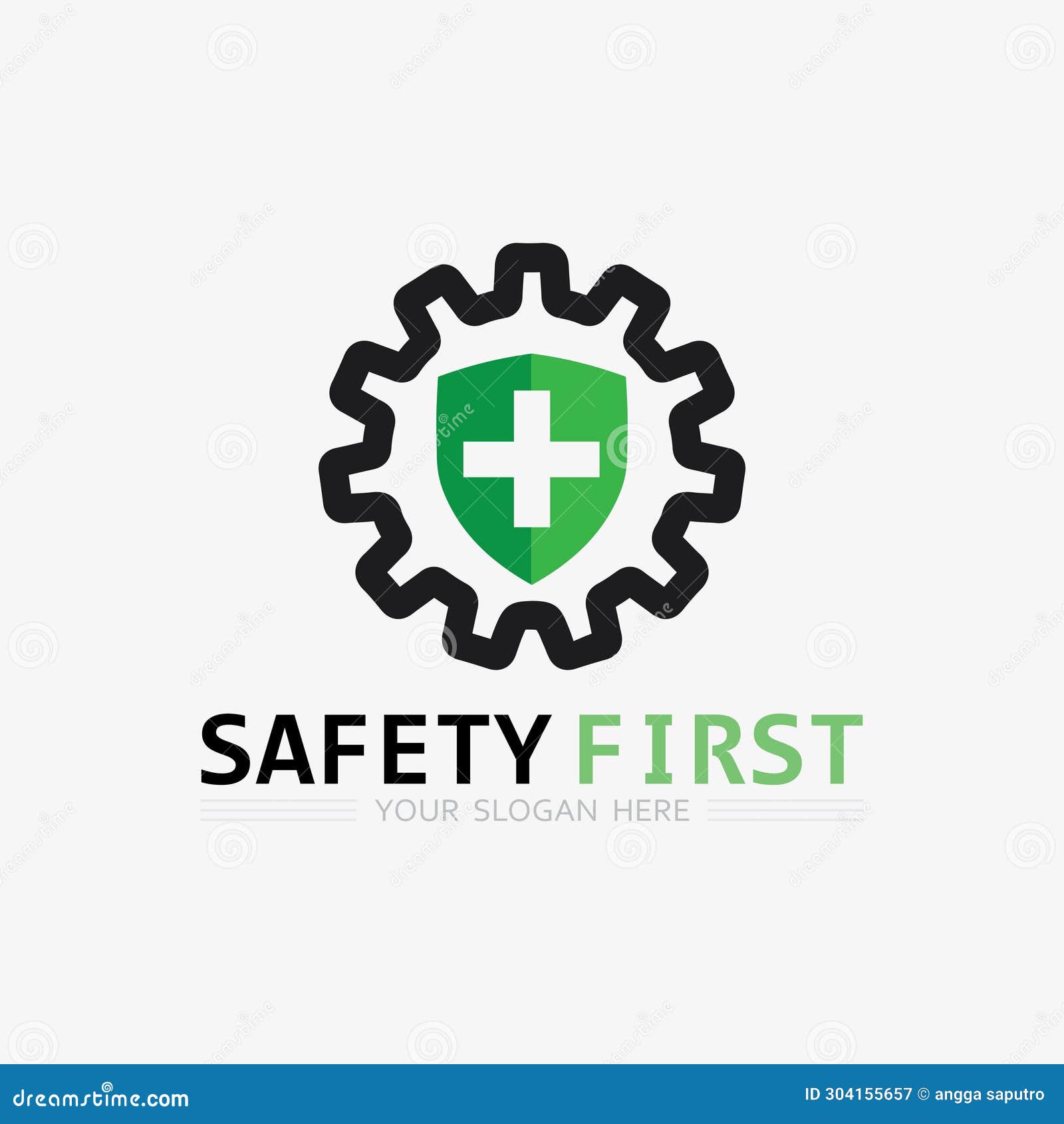 First Logo Design. Simpe Flat Vector Illustration | CartoonDealer.com ...