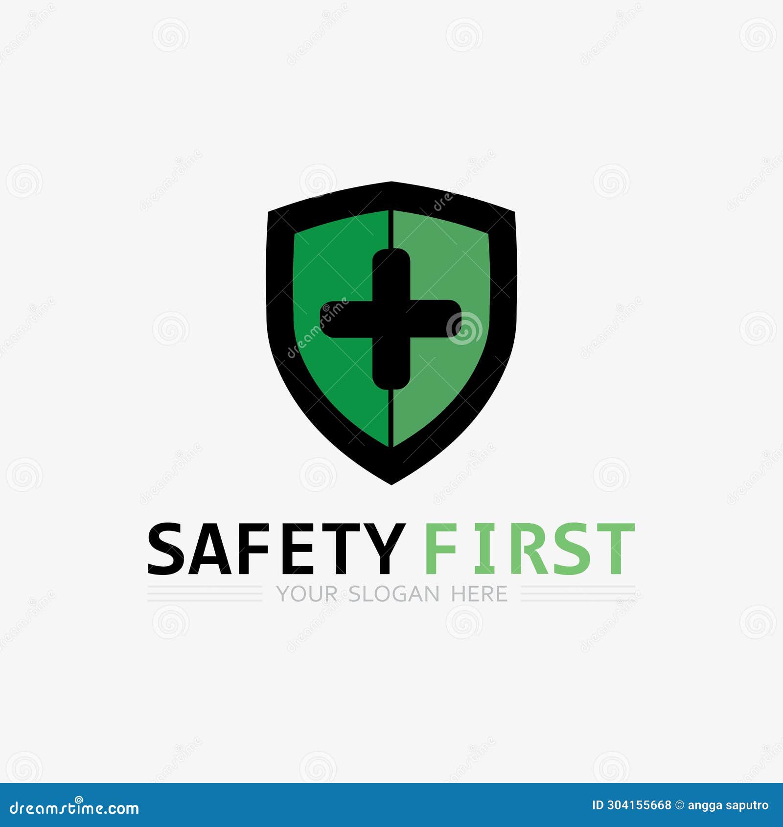 Safety First Logo Icon Vector Design and Illustration Graphic Sign ...