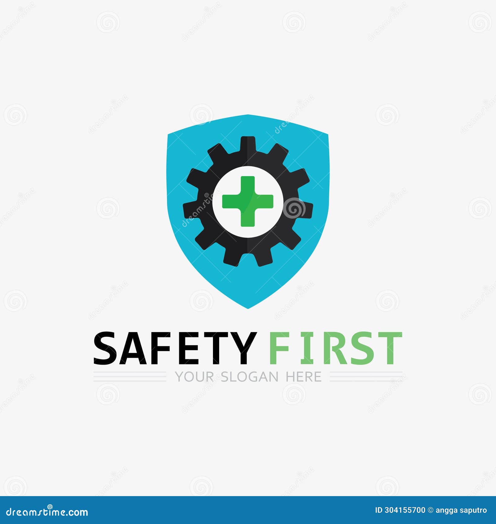 Safety First Logo Icon Vector Design and Illustration Graphic Sign ...