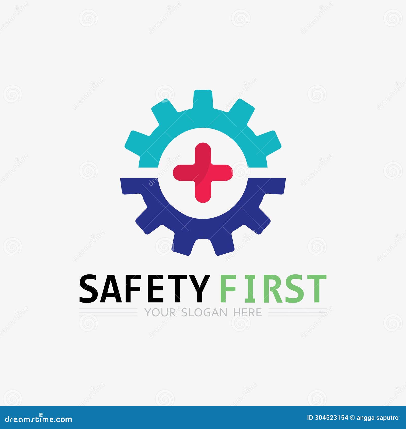 Safety First Logo Icon Vector Design and Illustration Graphic Sign ...