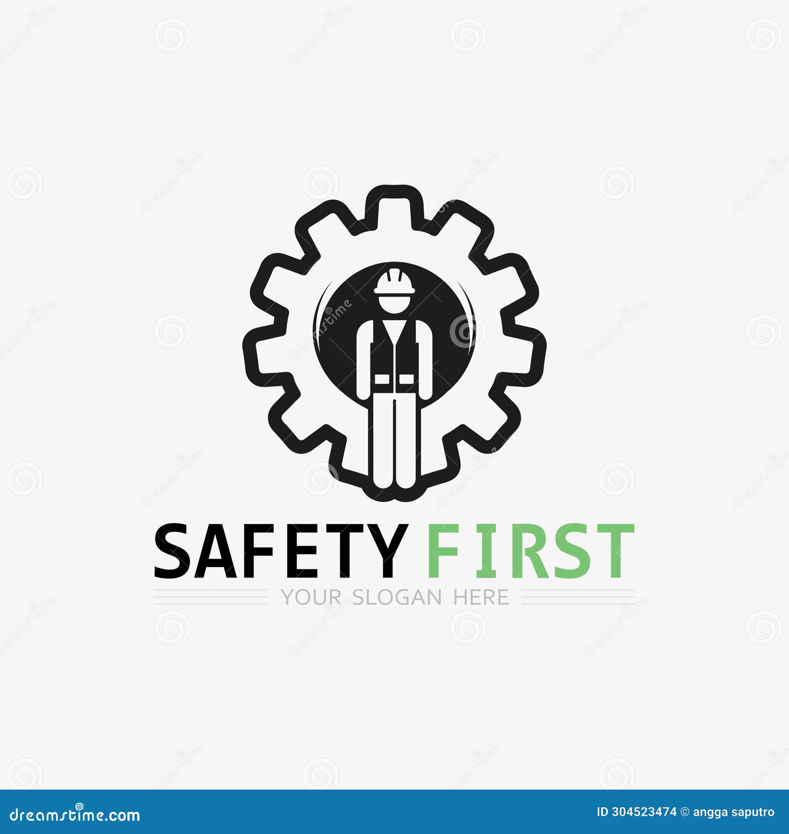 Safety First Logo Icon Vector Design and Illustration Graphic Sign ...