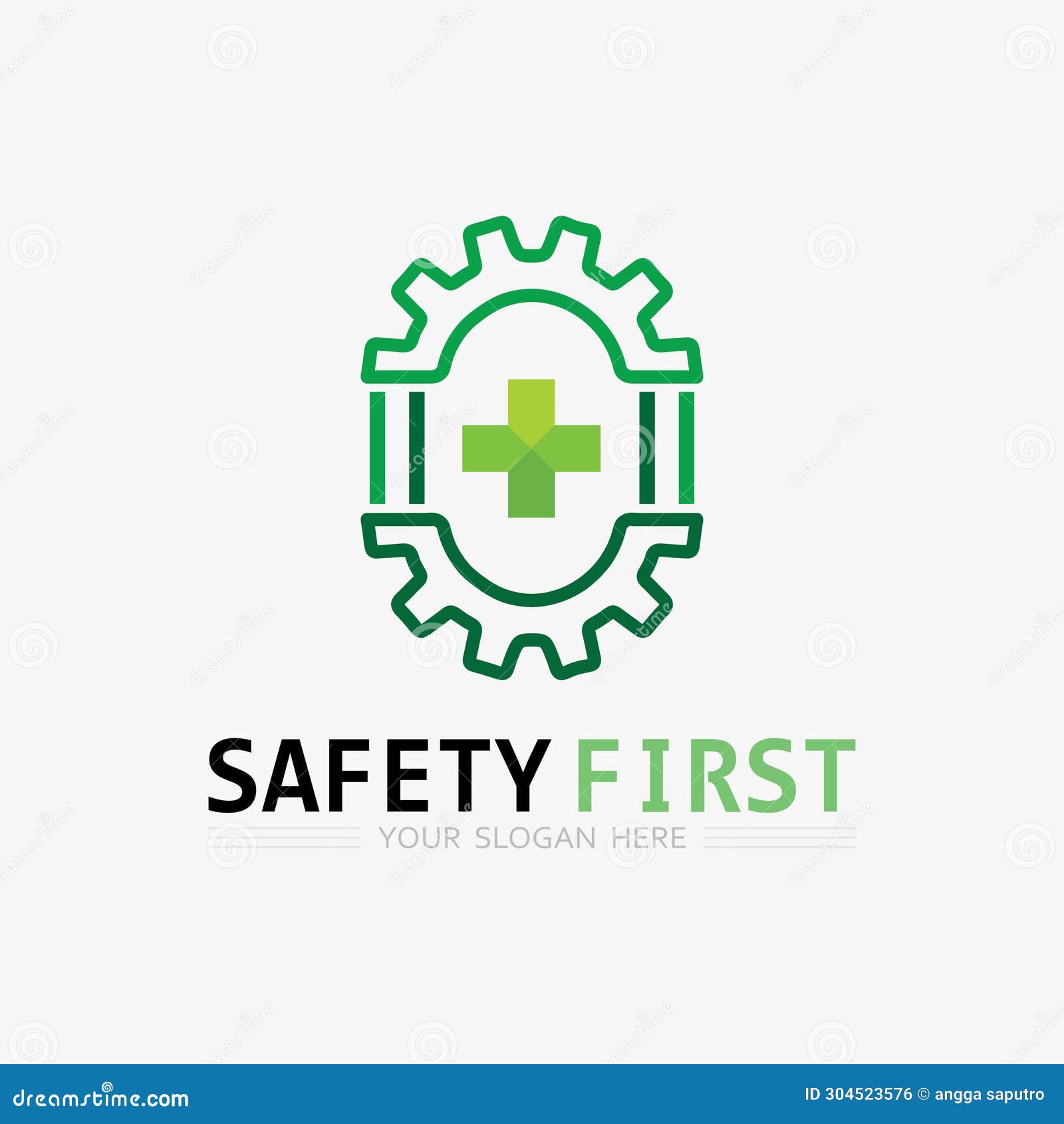 Safety First Logo Icon Vector Design and Illustration Graphic Sign ...