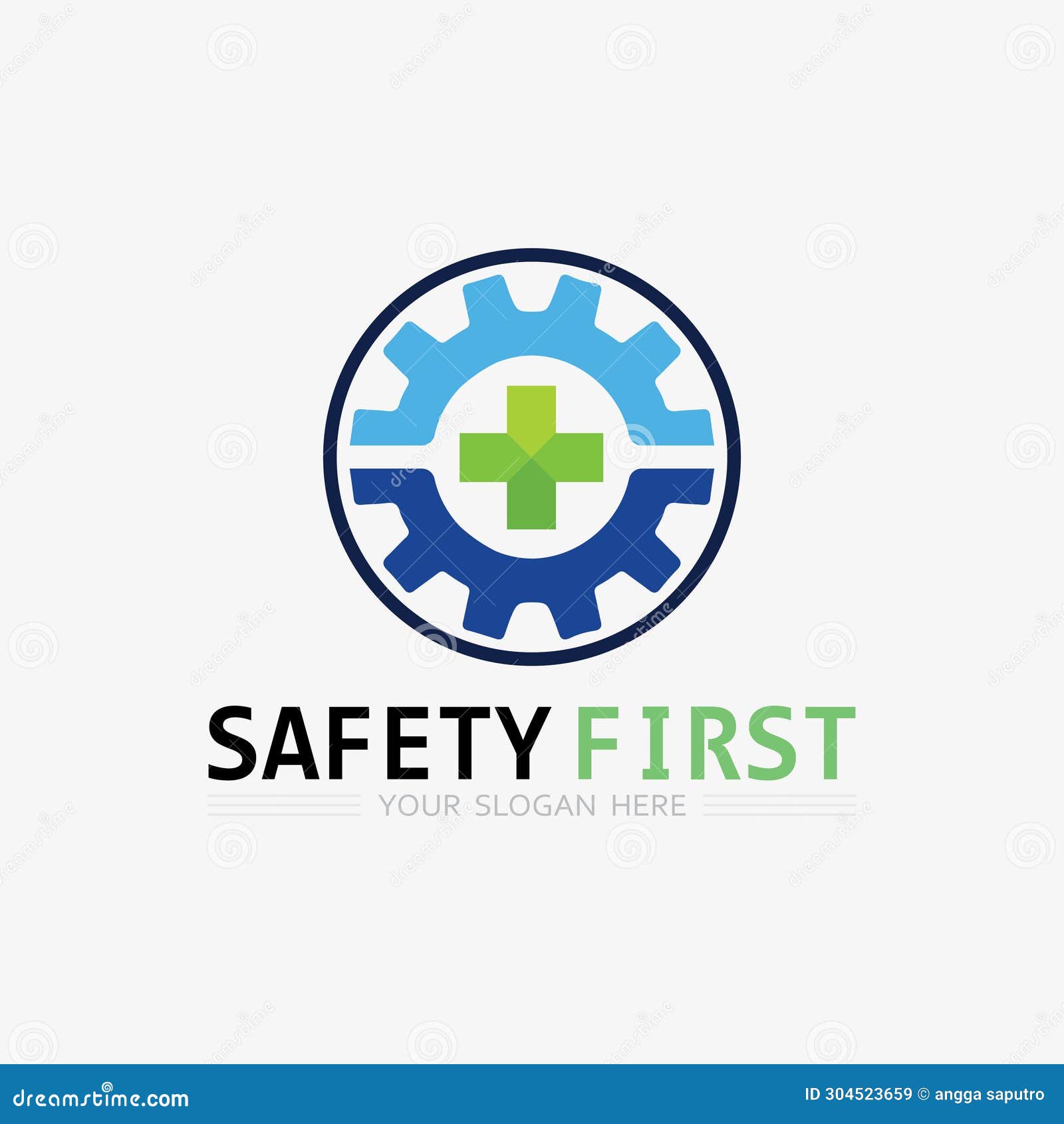 Safety First Logo Icon Vector Design and Illustration Graphic Sign ...