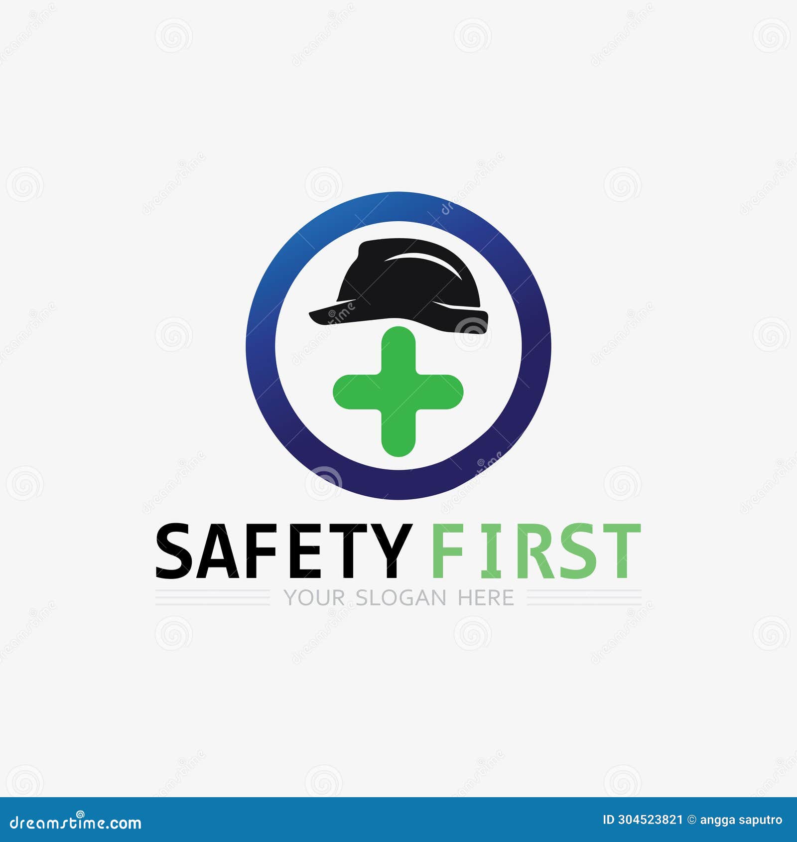 Safety First Logo Icon Vector Design and Illustration Graphic Sign ...