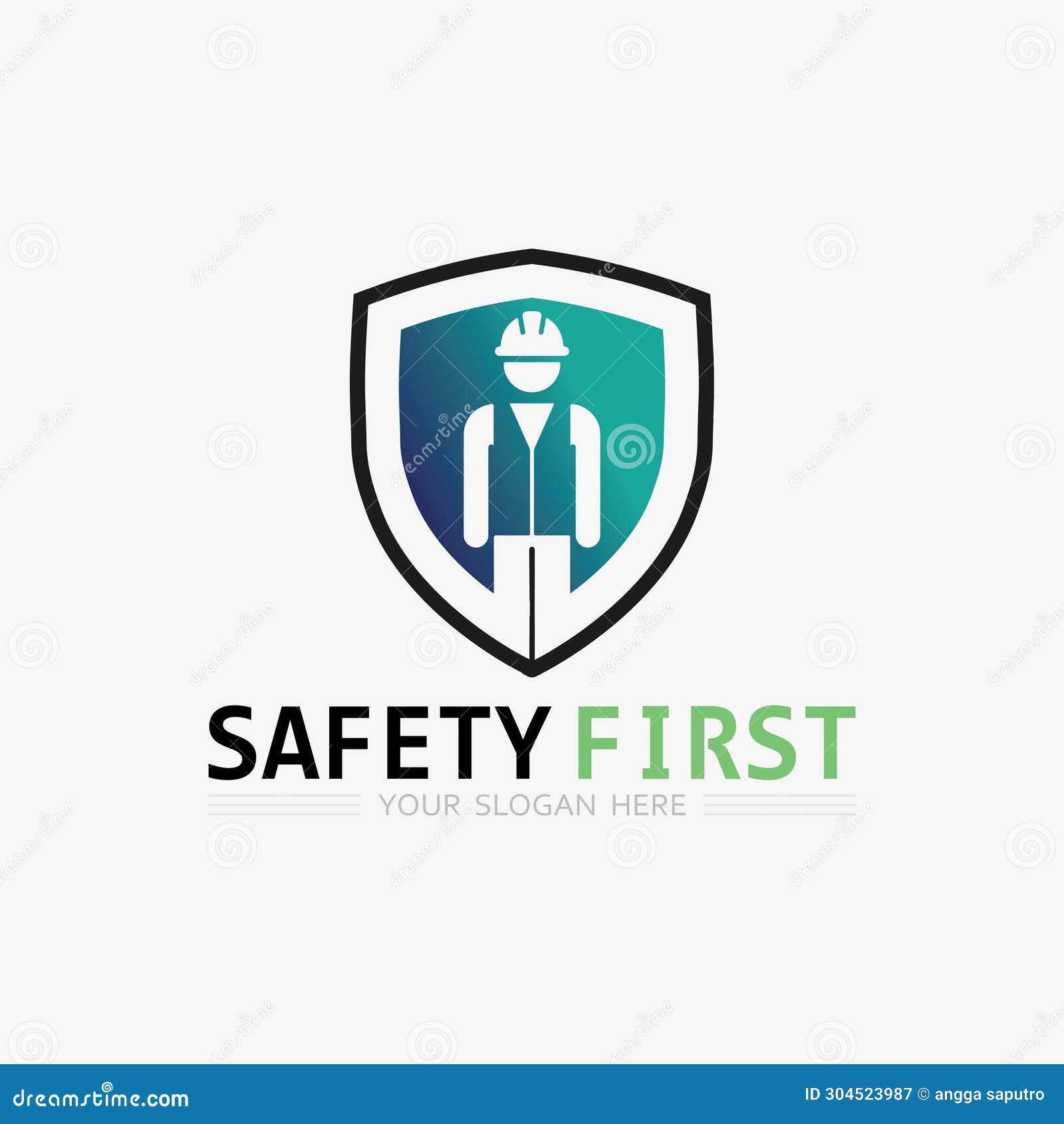 Safety First Logo Icon Vector Design and Illustration Graphic Sign ...
