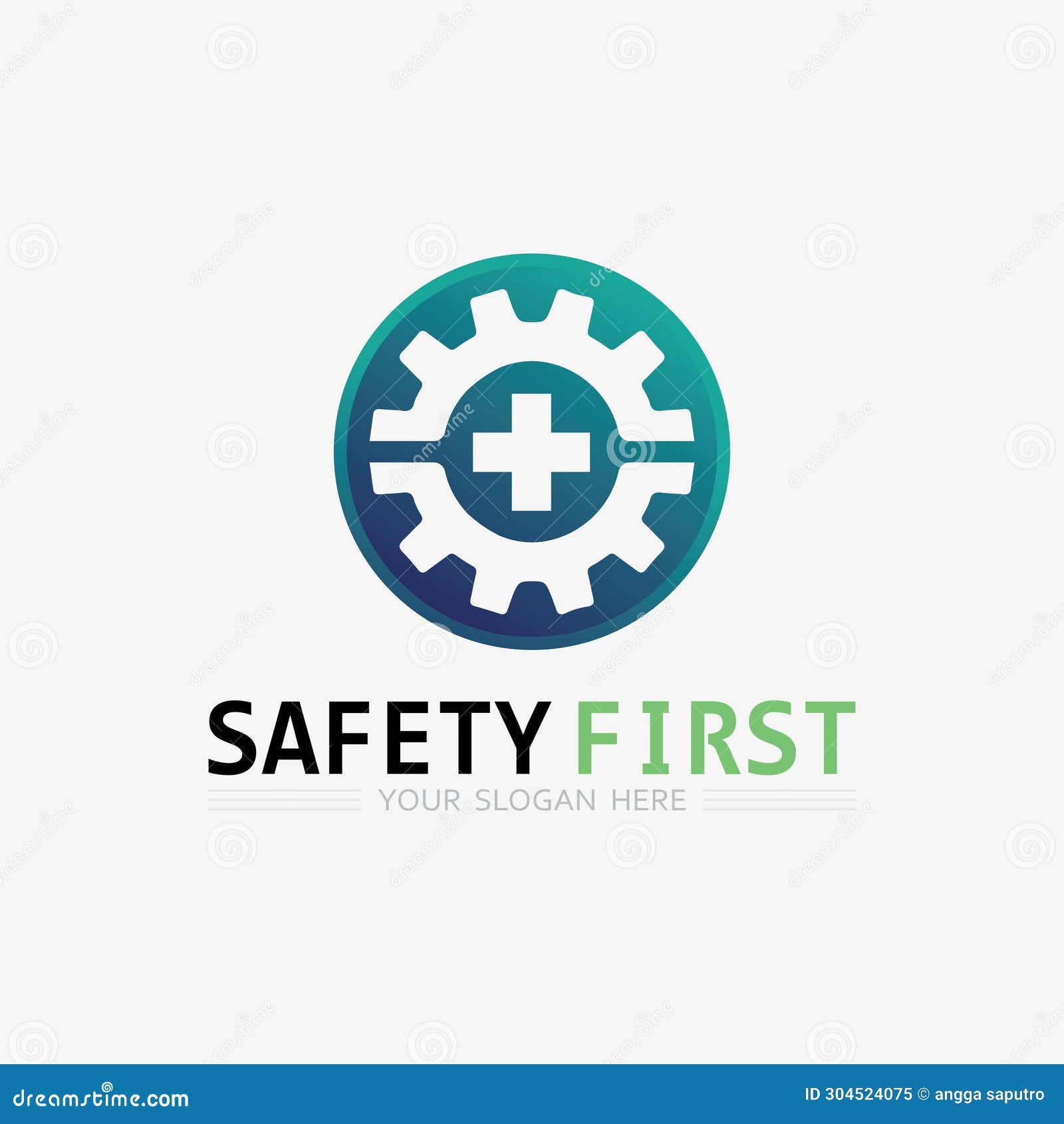 Safety First Logo Icon Vector Design and Illustration Graphic Sign ...