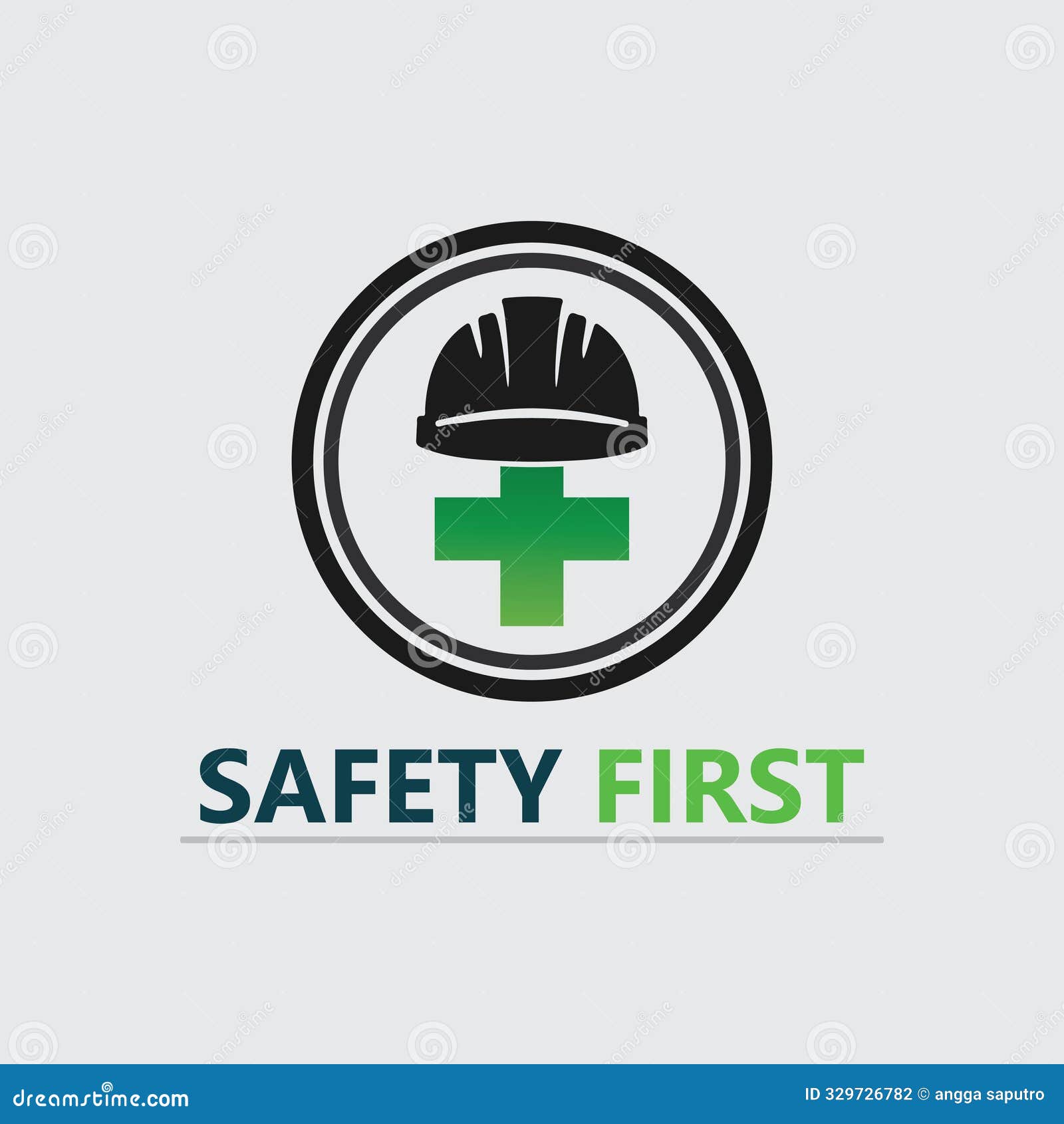 Safety First Logo Icon Vector Design and Illustration Graphic Sign ...