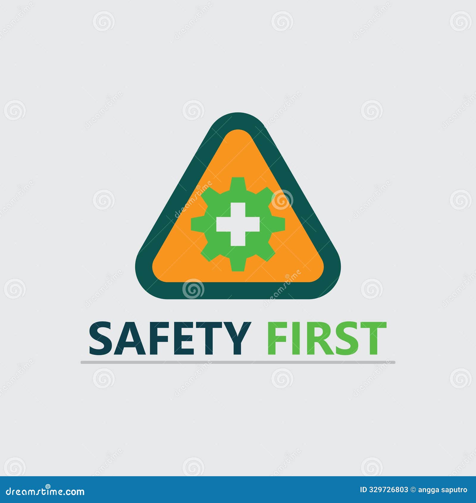 Safety First Logo Icon Vector Design and Illustration Graphic Sign ...