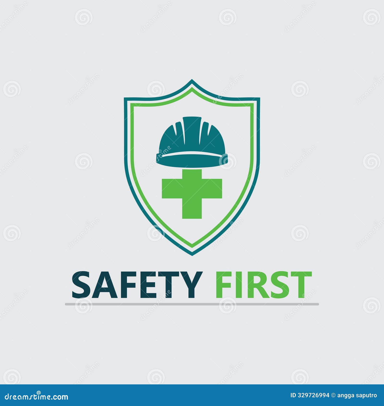 Safety First Logo Icon Vector Design and Illustration Graphic Sign ...