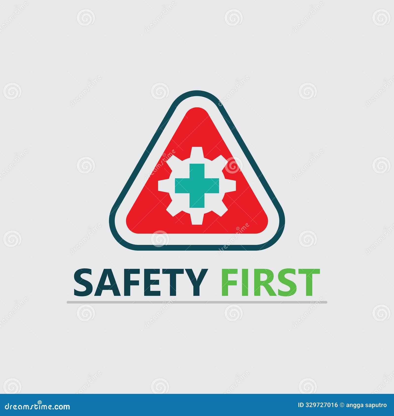 Safety First Logo Icon Vector Design and Illustration Graphic Sign ...