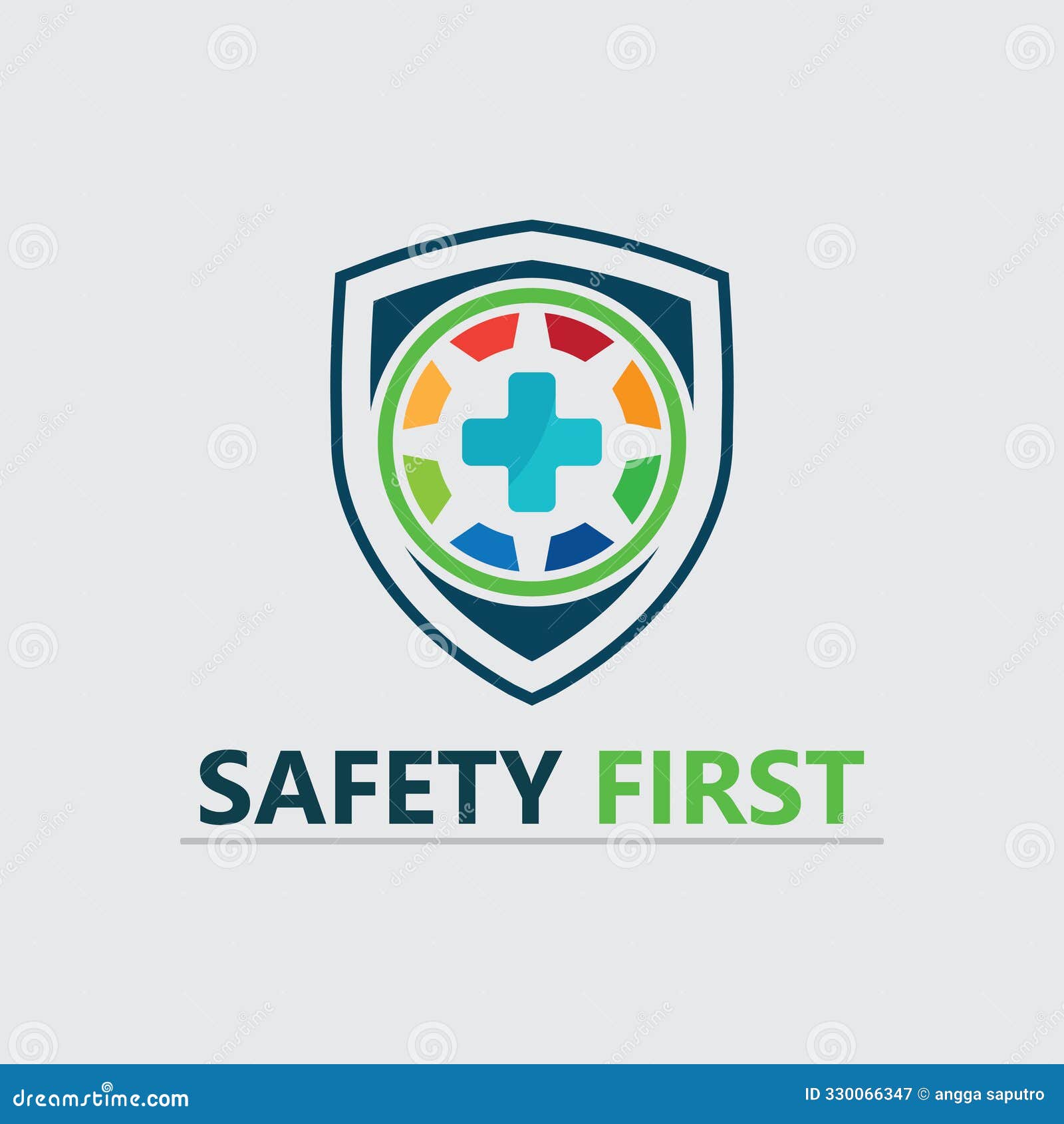 Safety First Logo Icon Vector Design and Illustration Graphic Sign ...