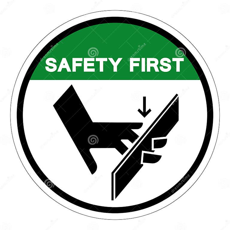 Safety First Sharp Edges Will Cut Symbol Sign, Vector Illustration ...