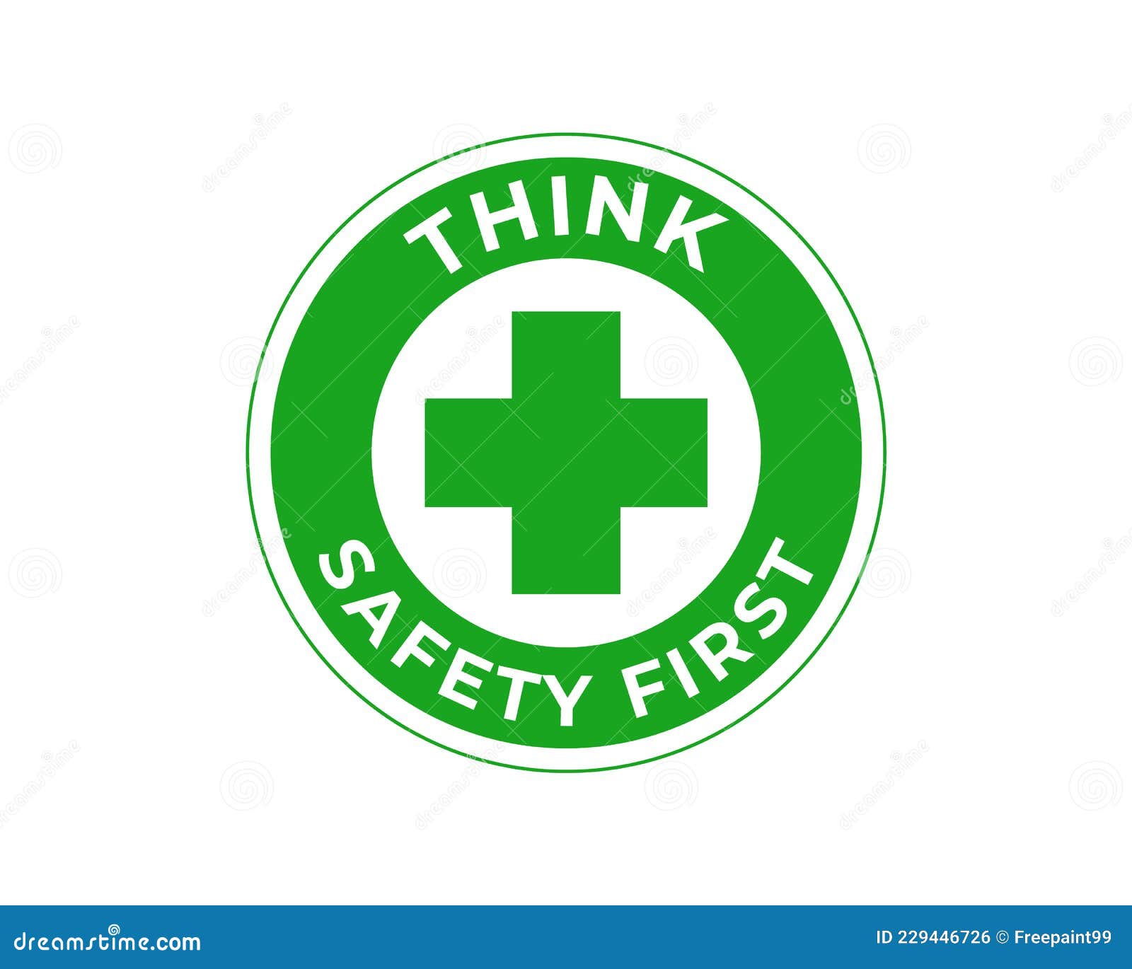 Safety First Symbol in Vector, Easy To Use and Print Design Templates ...
