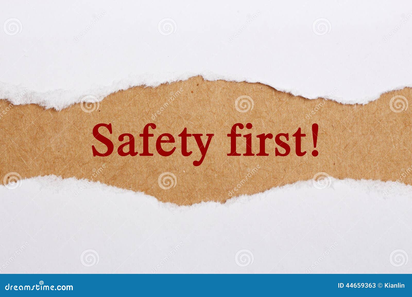 Safety First Yellow Label Floor Sign Symbol On Grey Metal Texture Stock ...