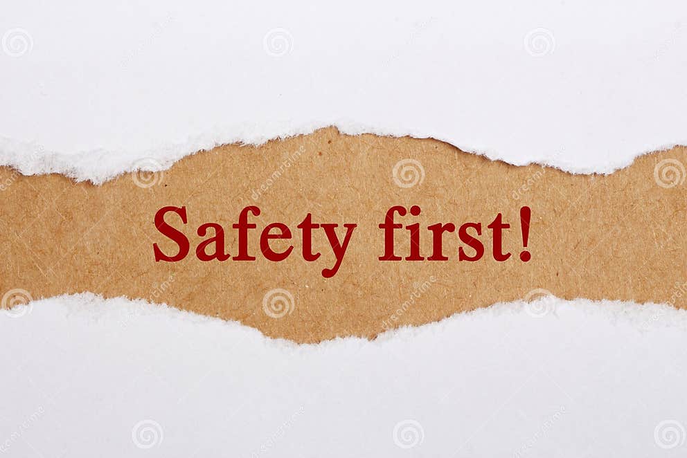 Safety First stock image. Image of caution, conceptual - 44659363