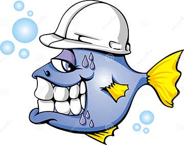 Safety fish stock vector. Illustration of water, safety - 4894213