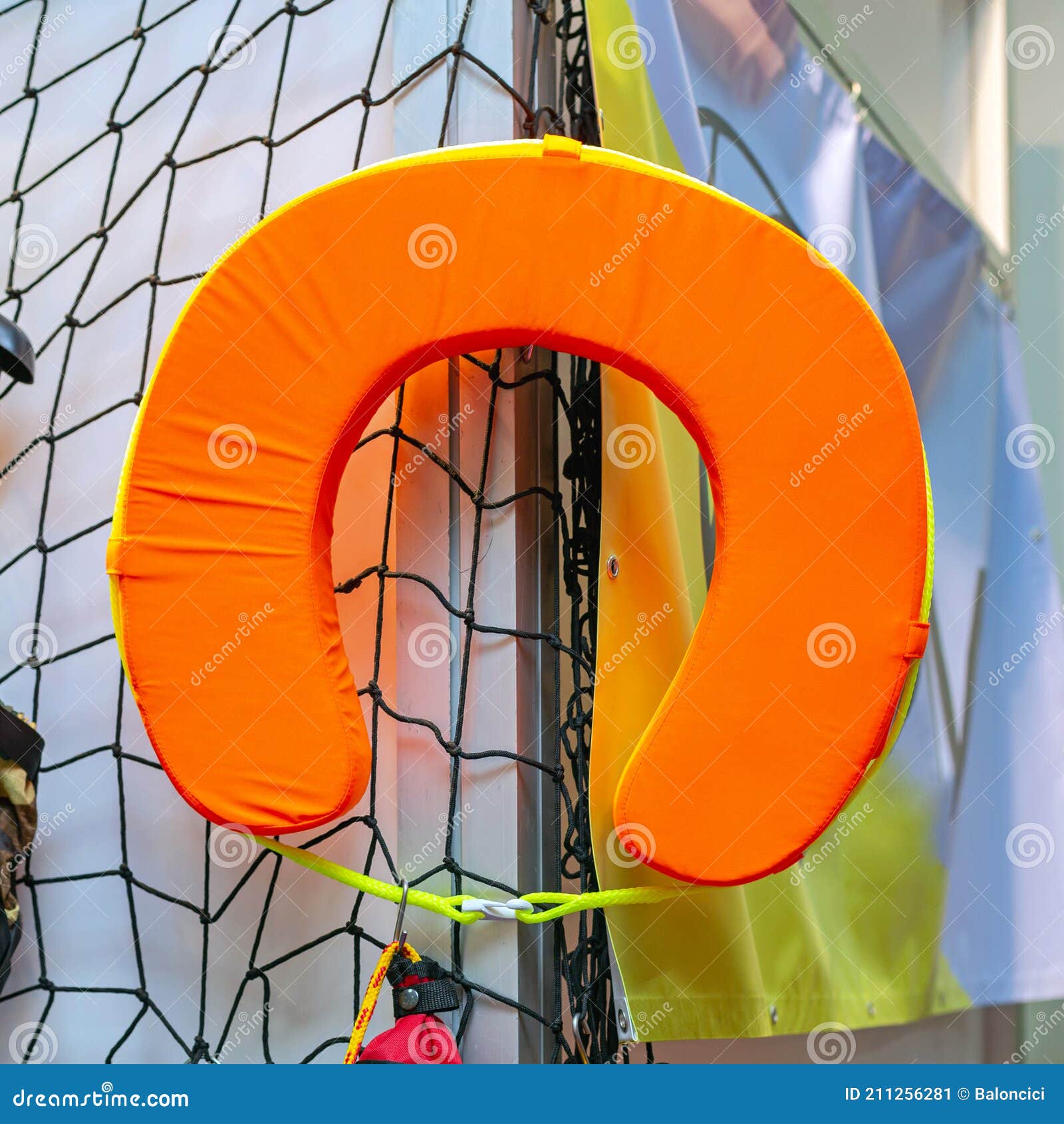 Safety Floating Device stock image. Image of drowning - 211256281