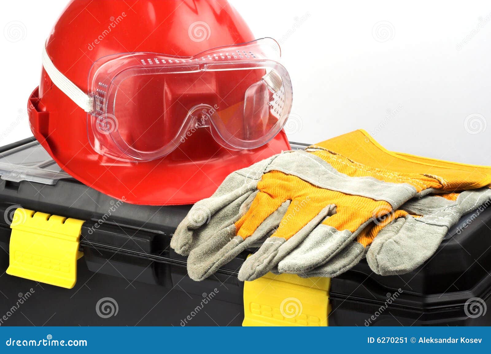Safety gear stock image. Image of glove, construction - 6270251