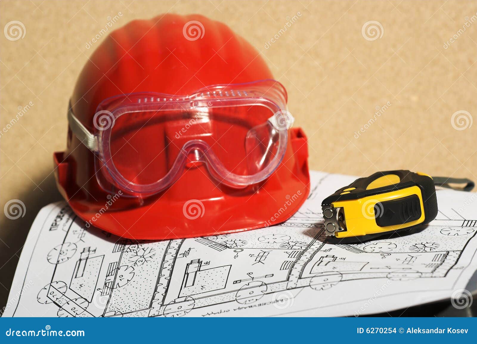 Safety gear stock photo. Image of caution, goggles, industrial - 6270254