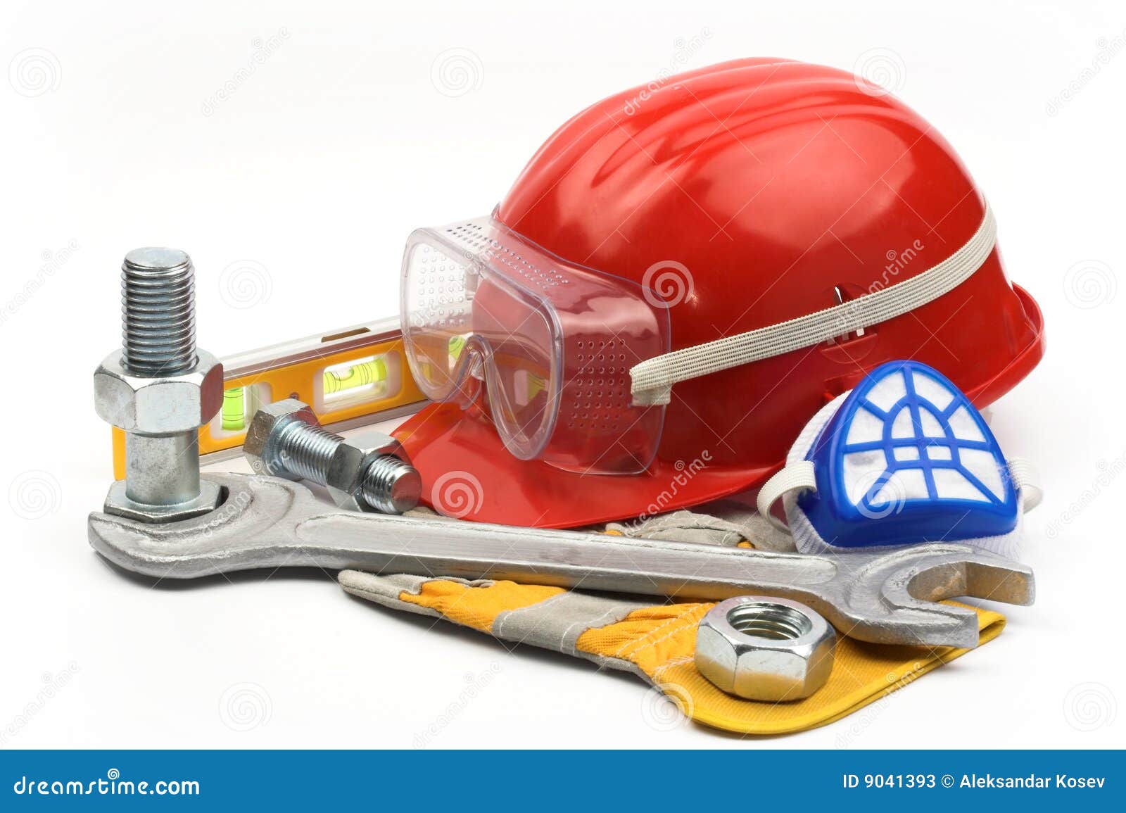 Safety gear stock image. Image of regulation, measuring - 9041393